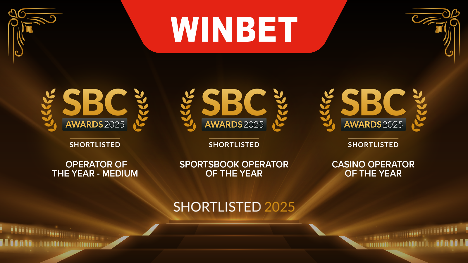 WINBET е сред най-добрите бетинг компании в света в номинациите на SBC Awards 2025